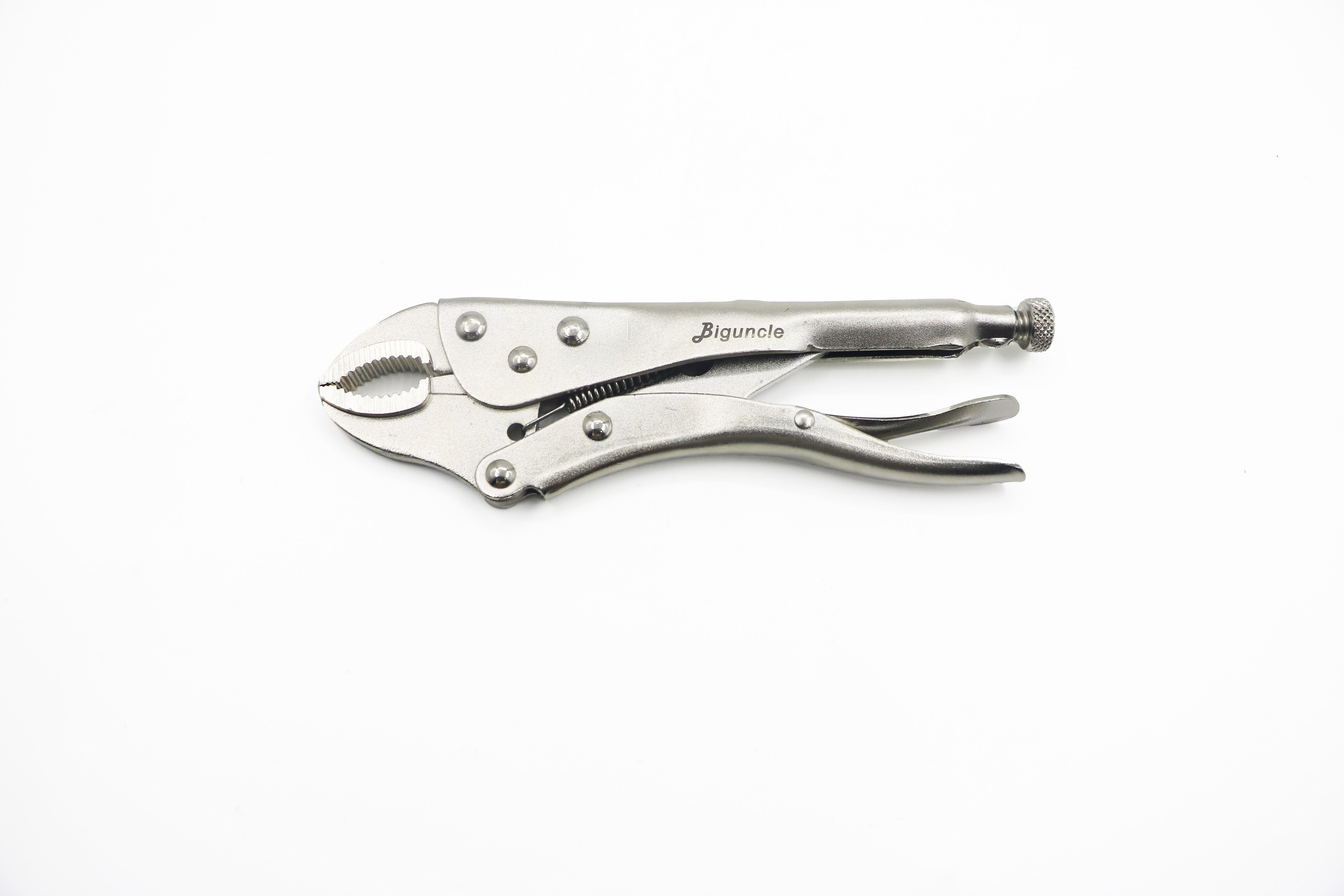 7" Locking Pliers Curved Jaw – Big Uncle Tools